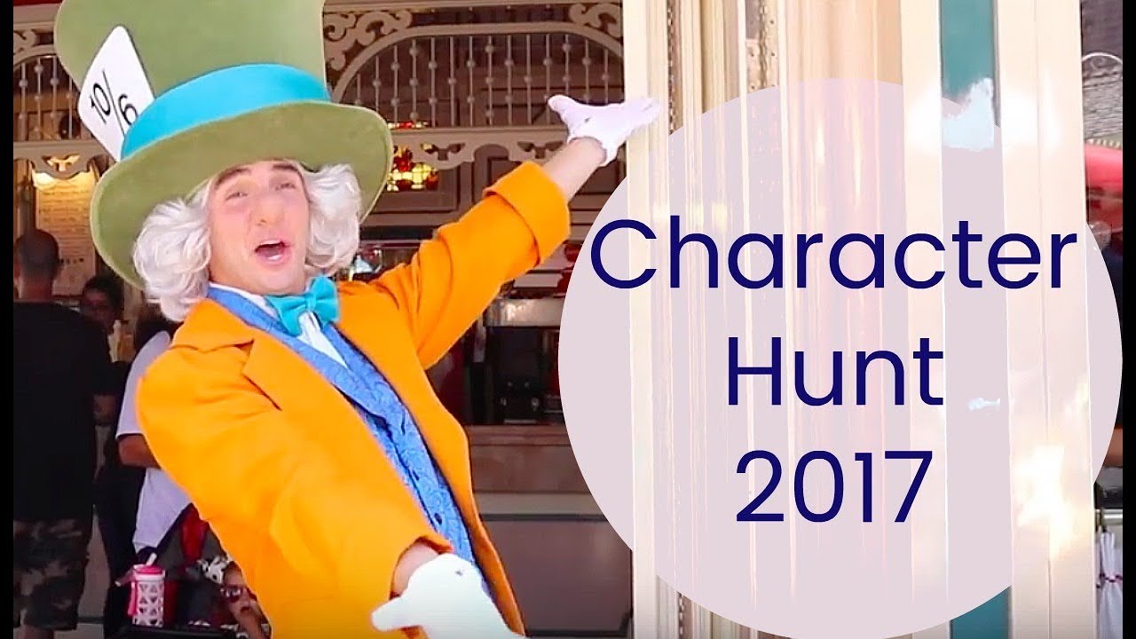 DISNEYLAND CHARACTER HUNT MARATHON 2017 | - YouTube