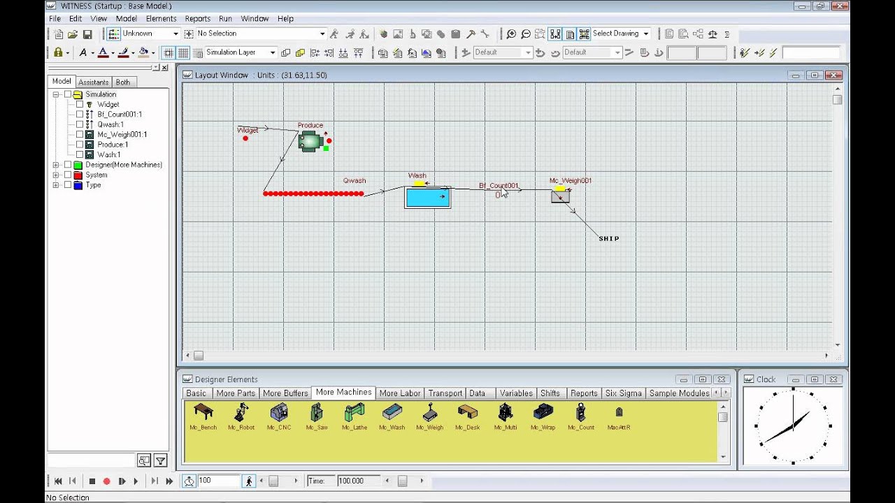 WITNESS Simulation - SWGS1107 시뮬레이션 강의 5 - YouTube