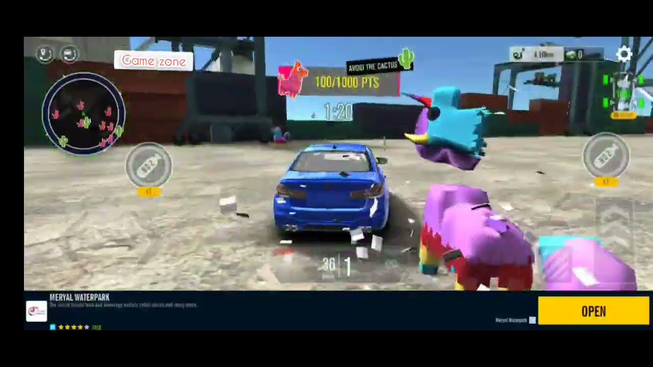 car crash 3d game - YouTube