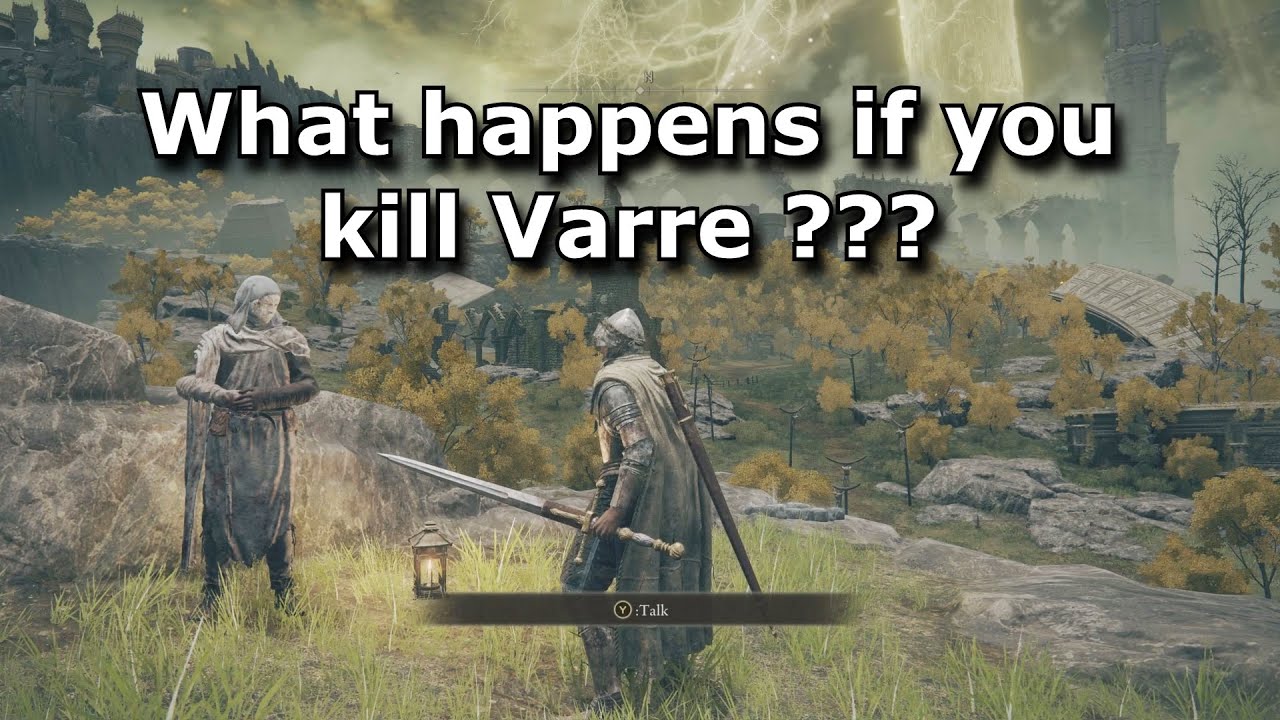 Elden Ring - What happens if you kill Varre, the first NPC that you ...