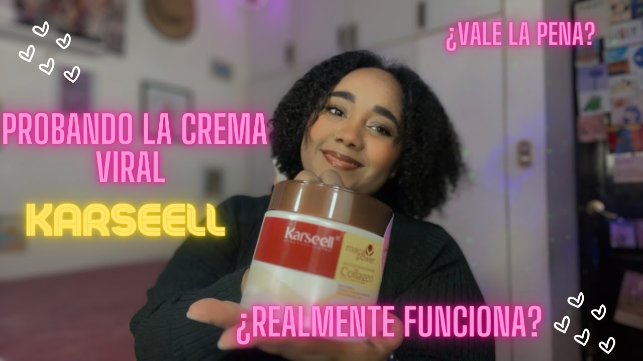 PROBANDO LA CREMA VIRAL KARSEELL EN UN CABELLO AFRO - YouTube