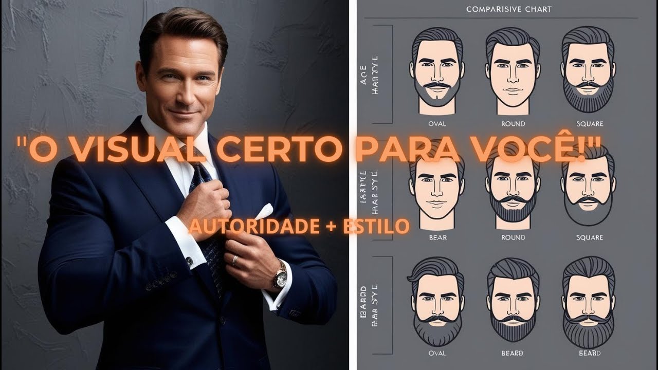 Visagismo Masculino: Como Escolher o Melhor Corte, Barba e Estilo para ...