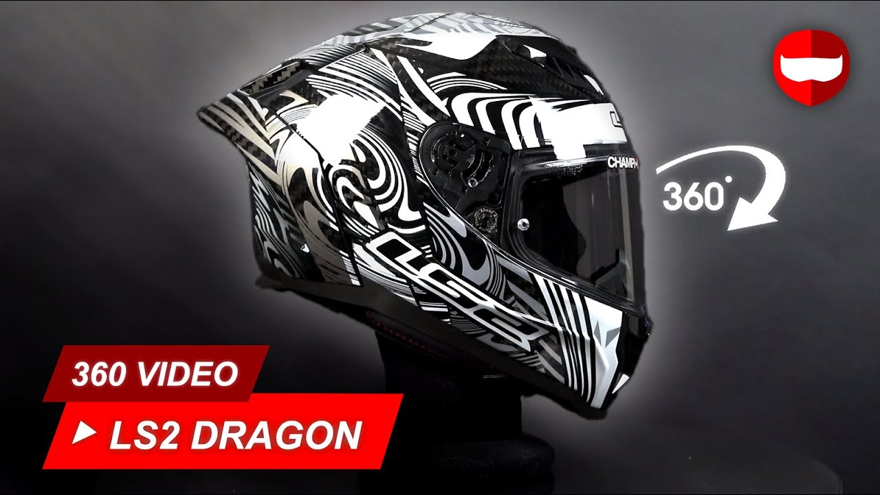 LS2 Dragon Enthum Silver - Showcase - YouTube