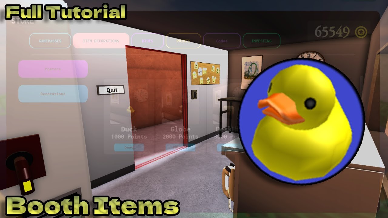 HOW TO BUY AND EQUIP BOOTH ITEMS | Roblox Coaster Operator - YouTube