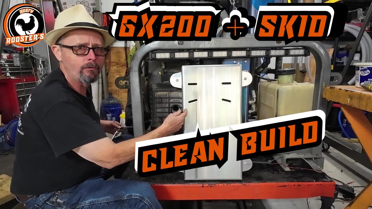GX200 Engine Mount Setup – Pressure Washer Skid Plate Build! - YouTube