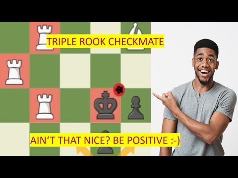 A TRIPLE ROOK CHECKMATE! Chess games gone wrong #2 - YouTube