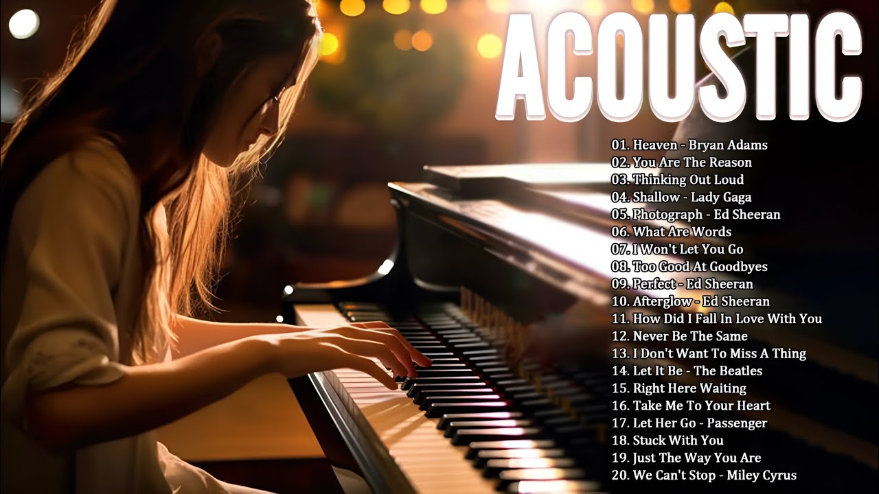 Acoustic Popular Songs Cover - Top Acoustic Songs 2024 Collection ...