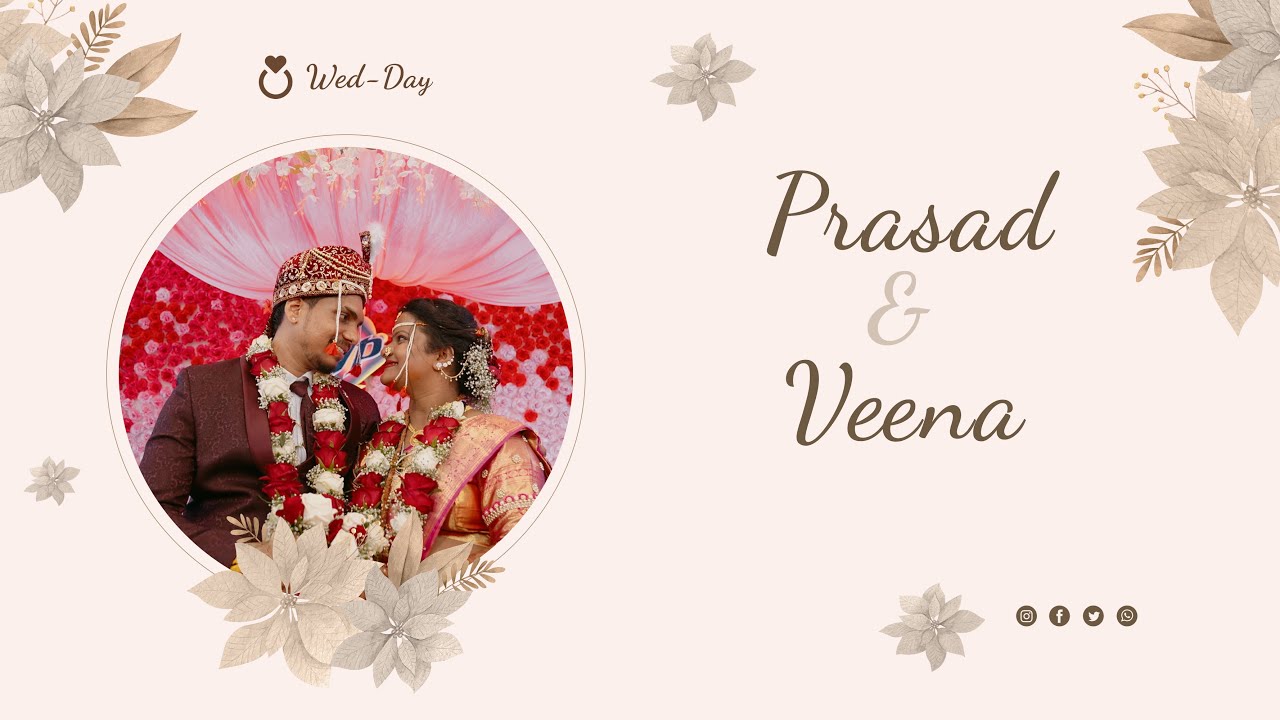 Prasad weds Veena Wedding Highlights - YouTube