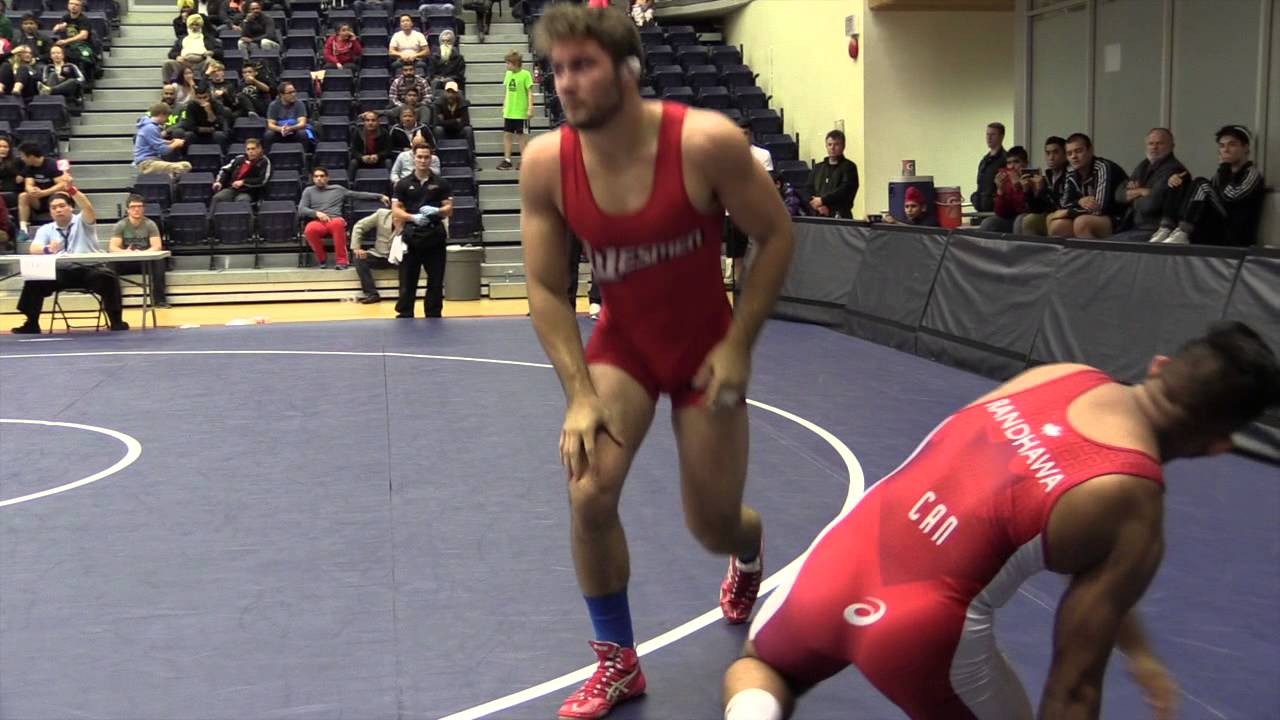 2015 SFU Invitational 97 kg Gold Nishanpreet Randhawa vs Finn Higgins ...