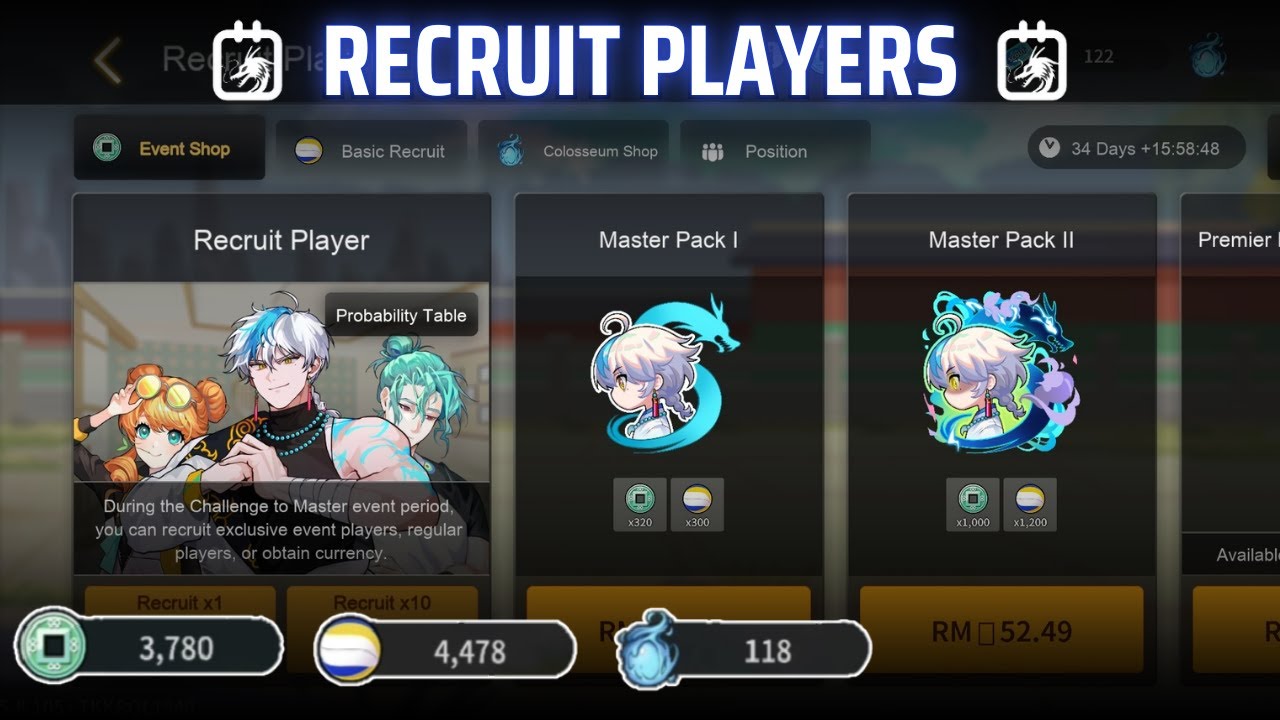Recruiting Challenge to Master Event Player (pt. 3) - YouTube