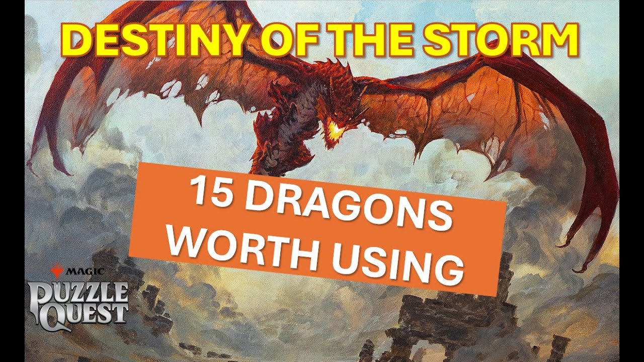 Magic Puzzle Quest - Destiny of the Storm - 15 Best Dragons - YouTube