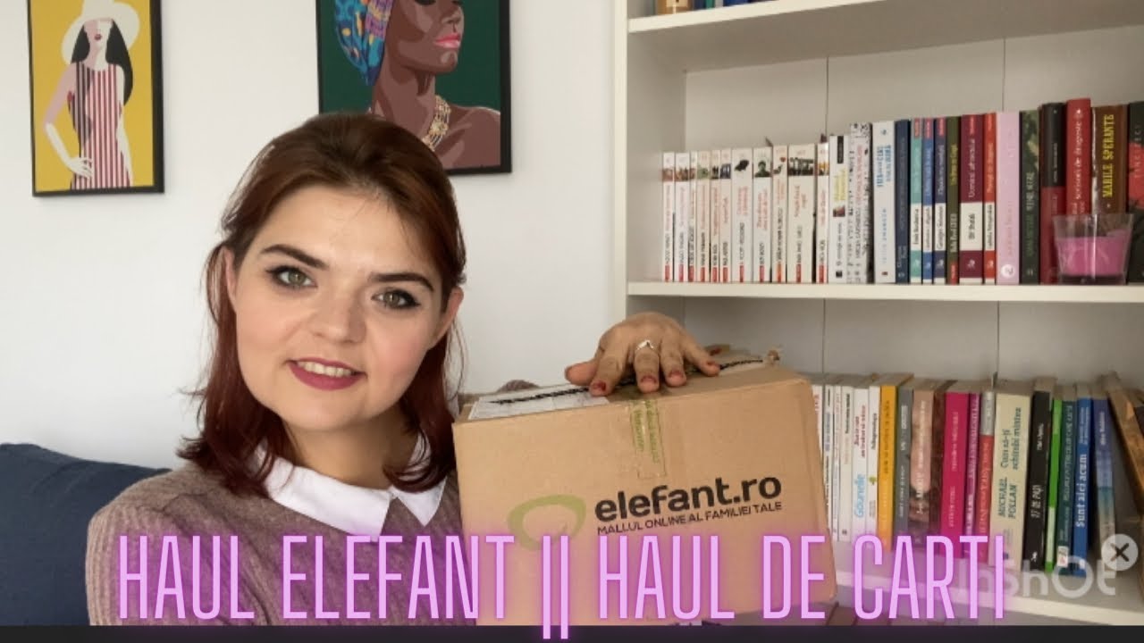 Haul de carti Elefant - YouTube
