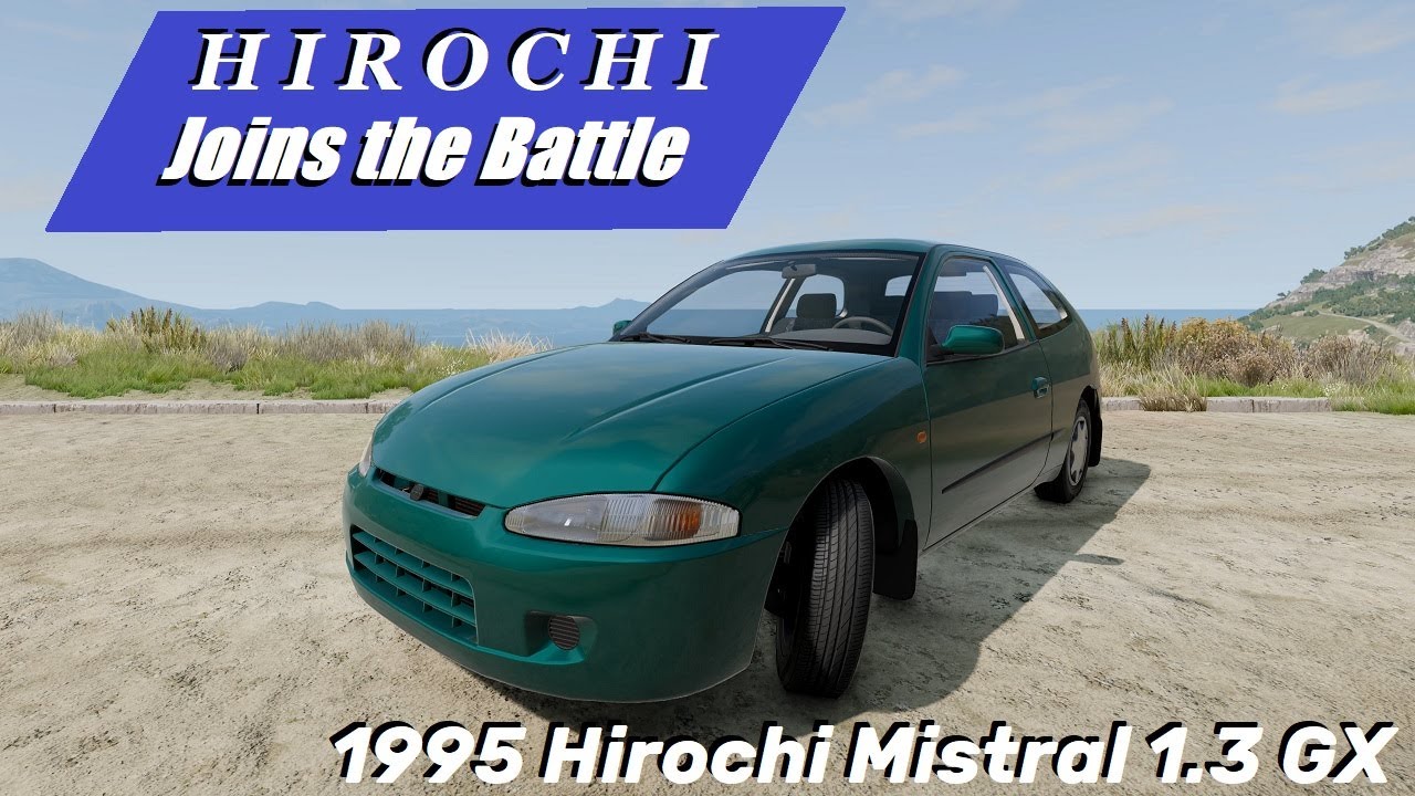 BeamNG.drive (Mod) Freeroam: Italy - 1995 Hirochi Mistral 1.3 GX - YouTube