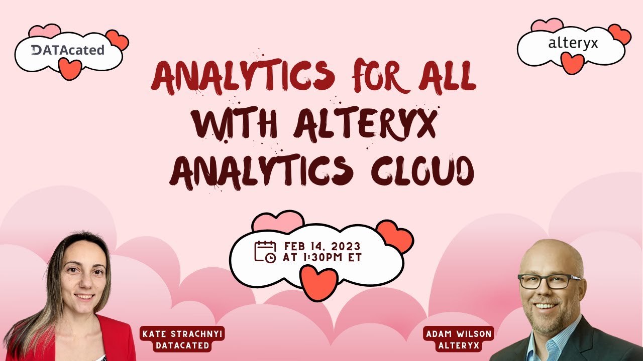 Analytics for All with Alteryx Analytics Cloud - YouTube