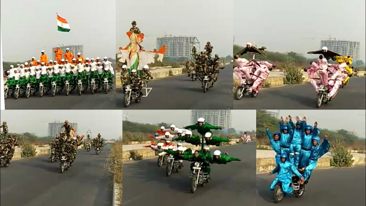 Republic Day | Dangerous Bike Stunt by Women - YouTube