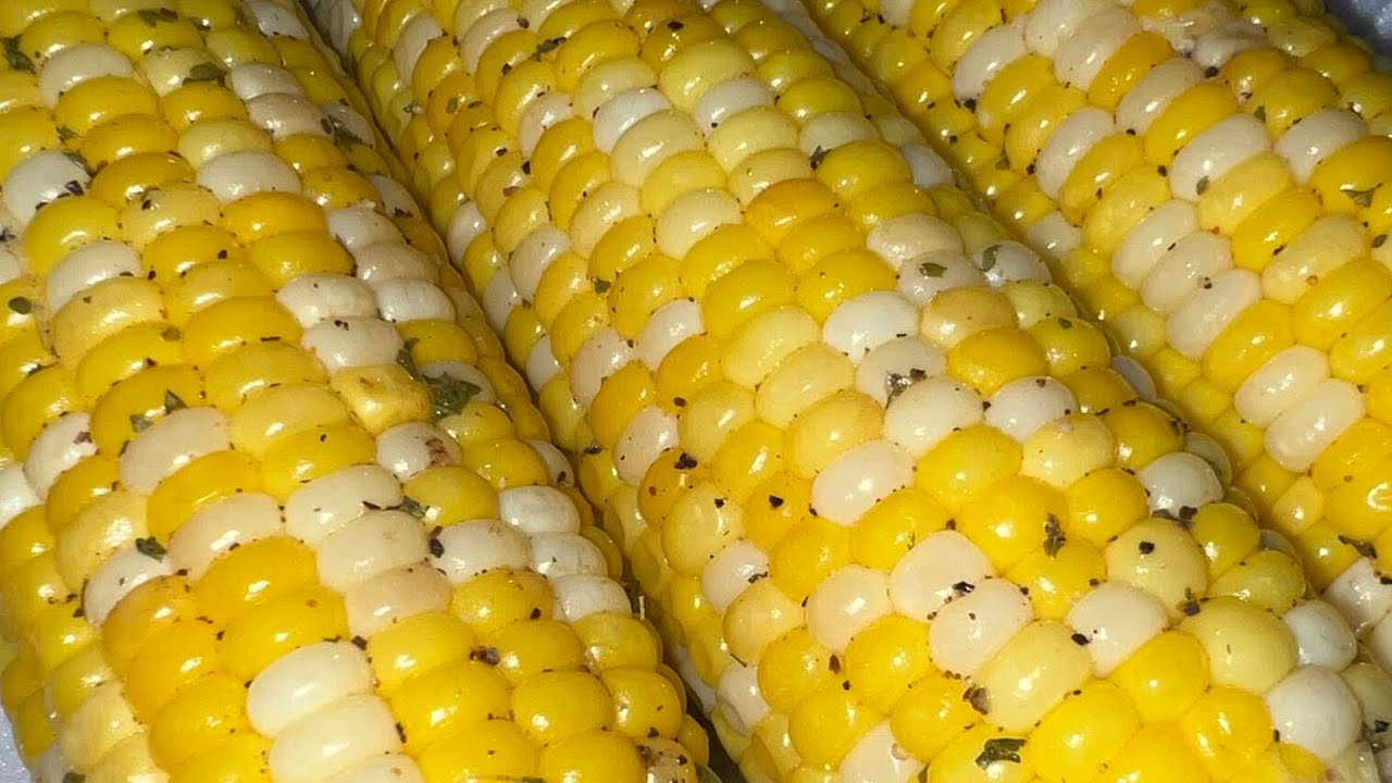 Juicy Tender Oven Roasted Corn On The Cob - YouTube