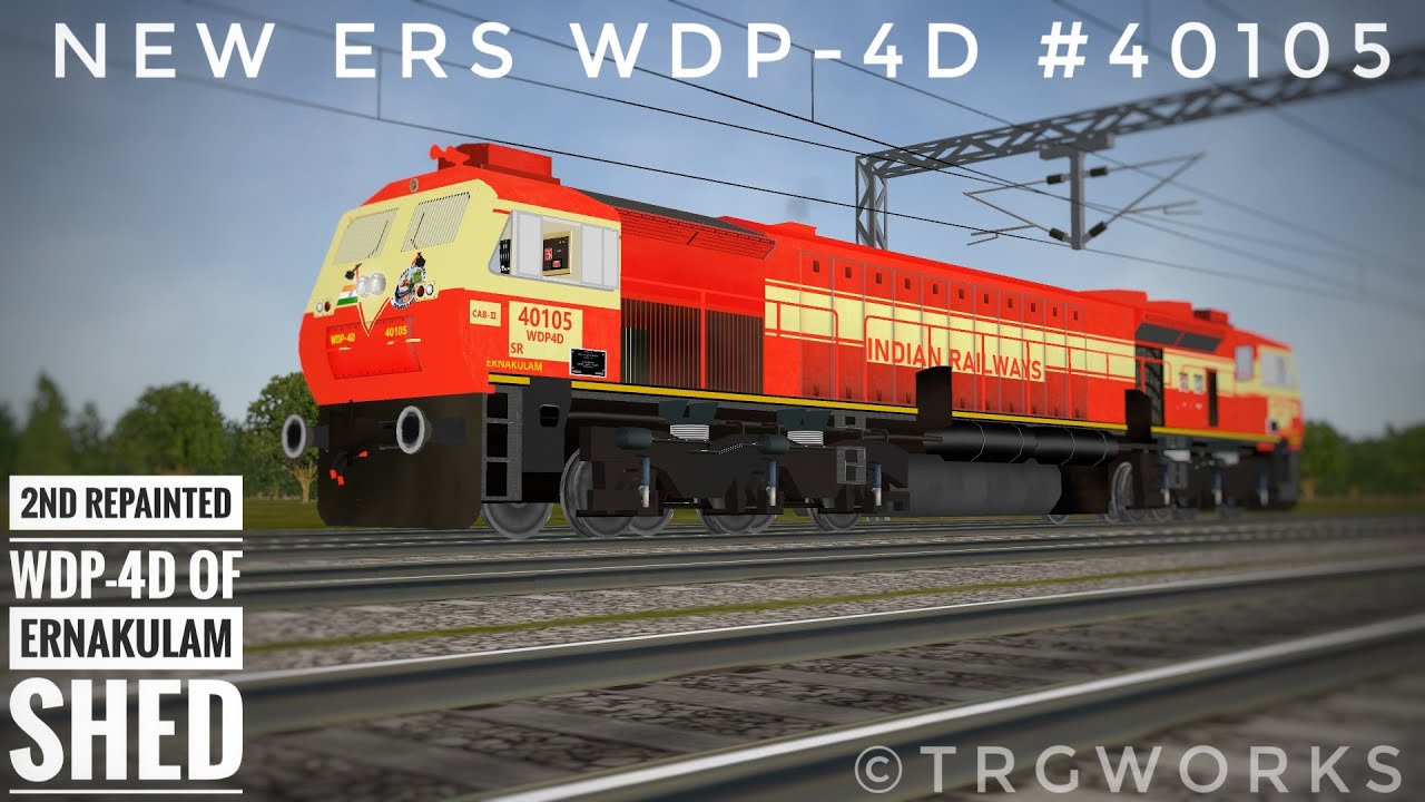 New ERS WDP-4D 40105 HD Repaint for MSTS/OR | 2nd Repainted WDP-4D of ...