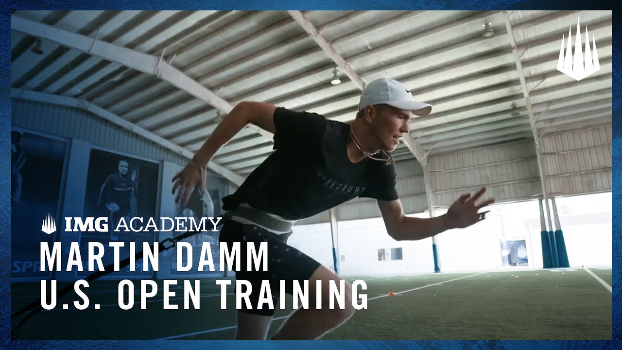 Martin Damm Prepares for Competition at the 2019 US Open - YouTube