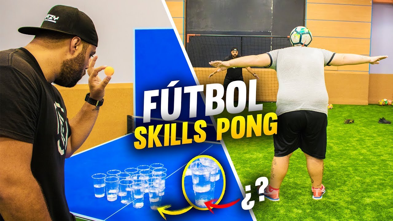 FÚTBOL SKILLS PONG CHALLENGE ¡Retos de Fútbol! - YouTube