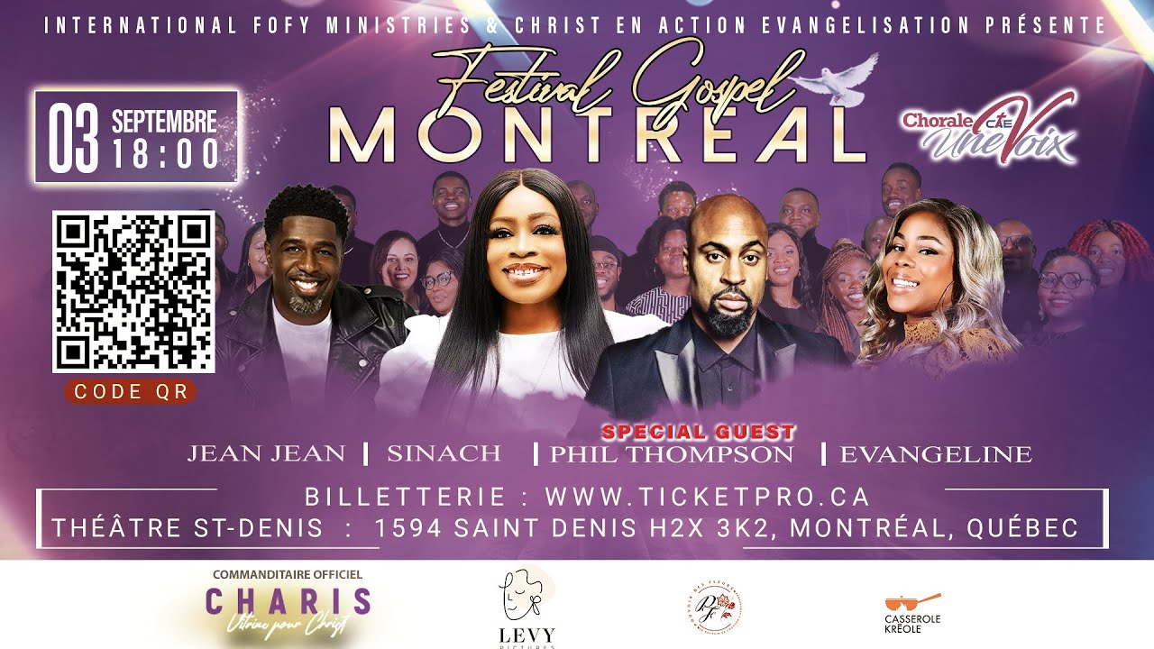 24 AOÛT | TALK SHOW | FESTIVAL GOSPEL MONTRÉAL - YouTube