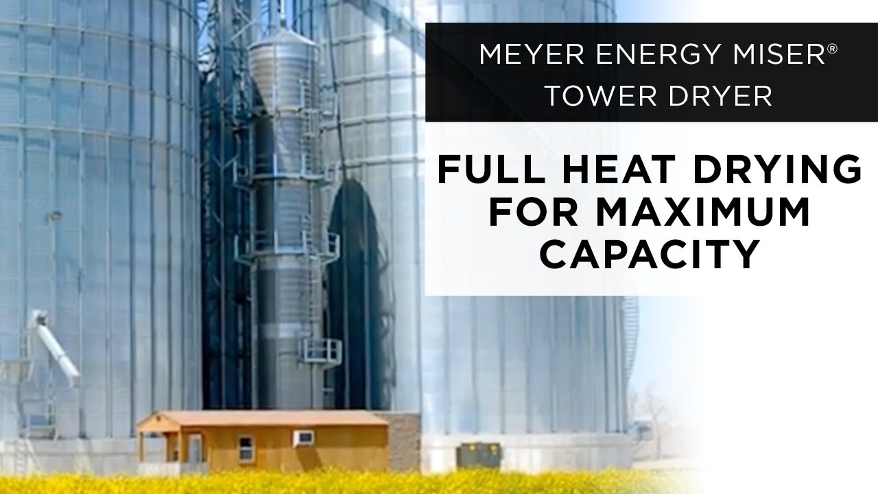 Brock MEYER ENERGY MISER® Tower Dryer - Full Heat Dryer - YouTube