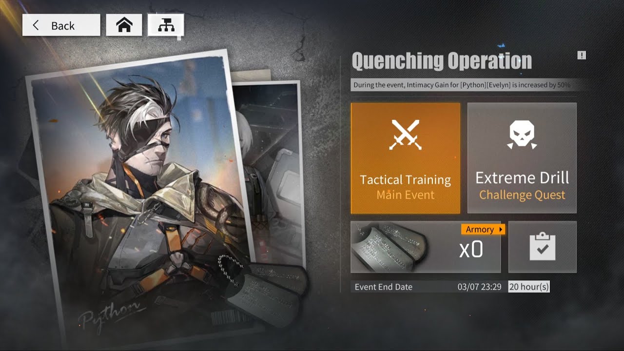 GFL: Project Neural Cloud | Quenching Operation - Part 1: Boot Camp ...
