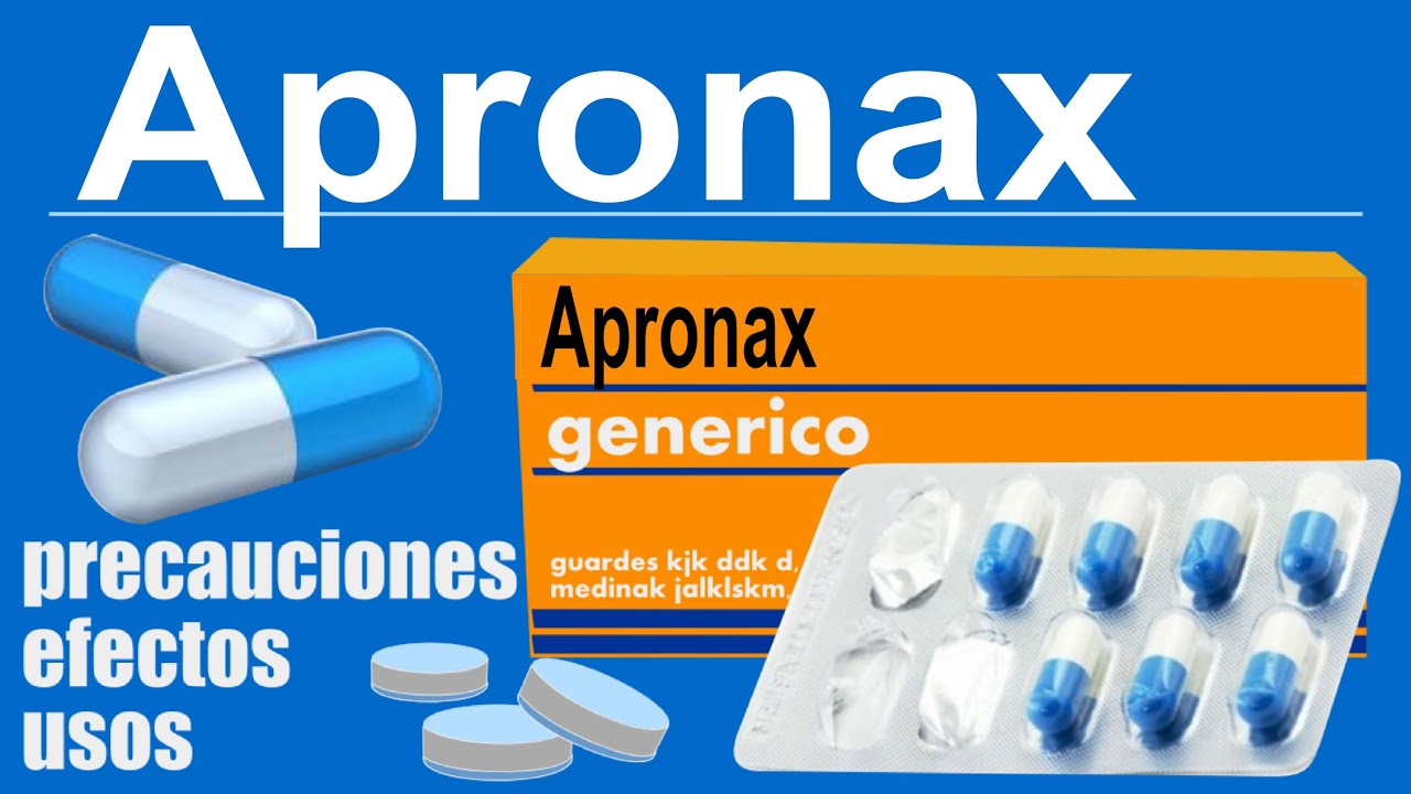 APRONAX para que sirve trata dolor reacciones y mas - YouTube