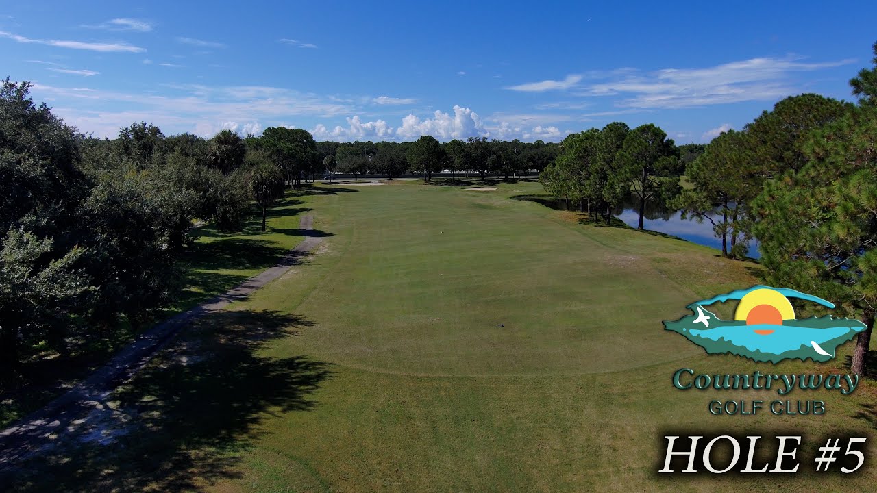 FDC Reality Explore: Countryway Golf Club - Hole 5 (Par 4) - YouTube