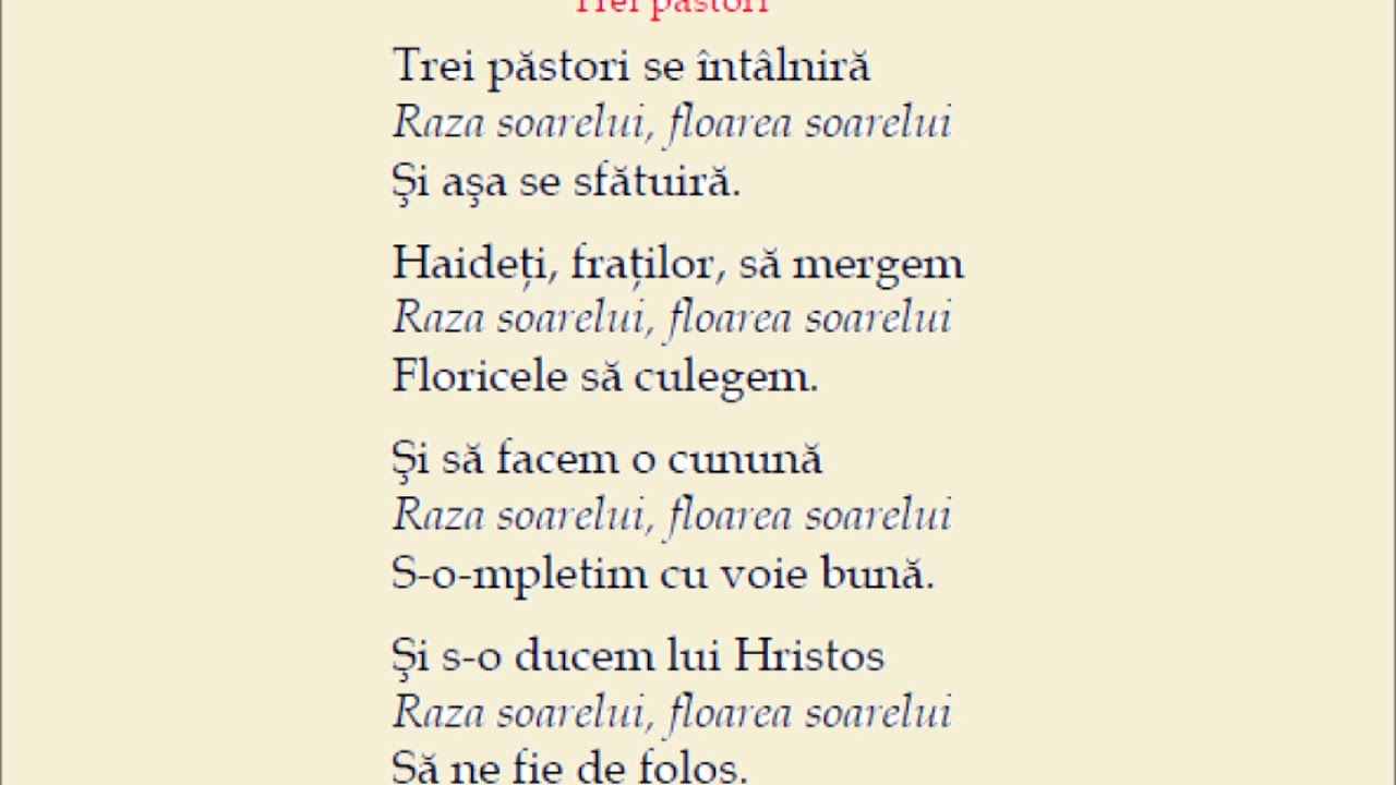 Trei pastori - YouTube