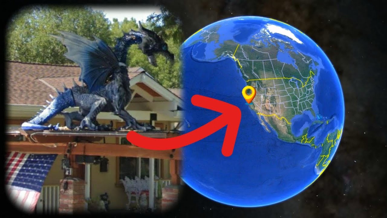 Dragon on Google Maps! - YouTube