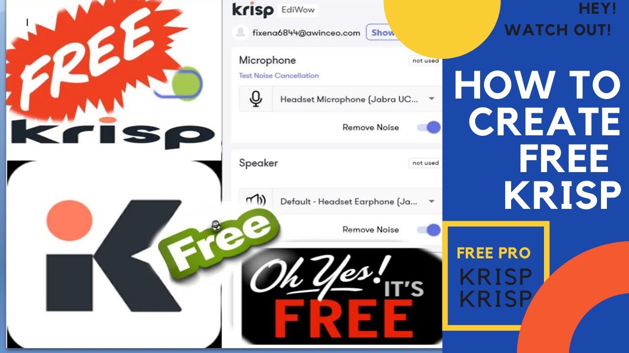 FREE KRISP| Krisp Free Noise Cancellation App| FREEEEEE| ESL Teaching ...