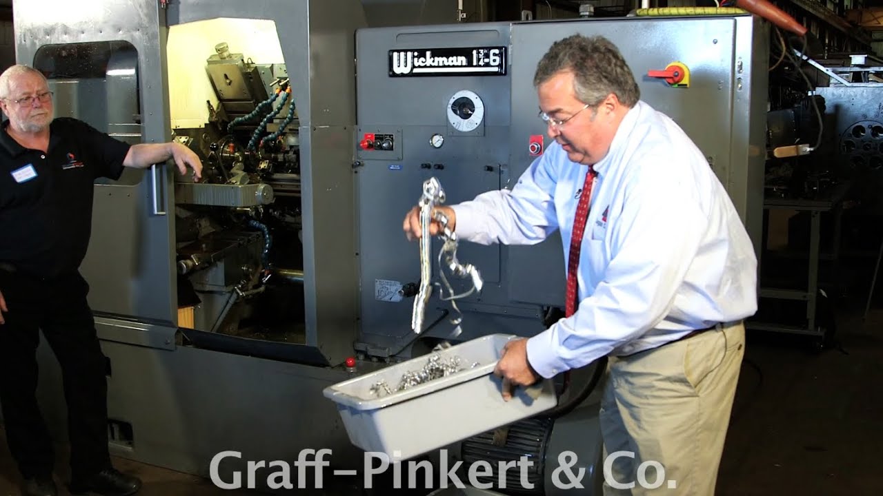 Chip Breaking on Screw Machine, at Graff Pinkert - YouTube