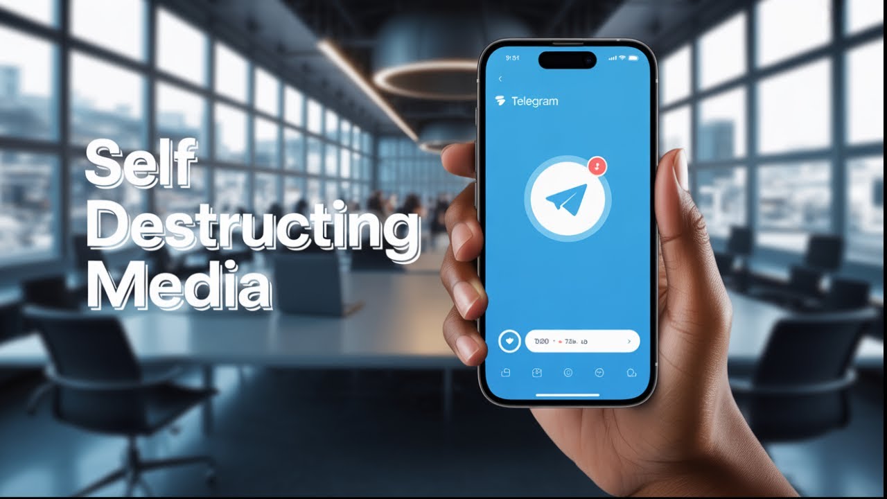 how to send media with timer in telegram| how to send self destructing ...