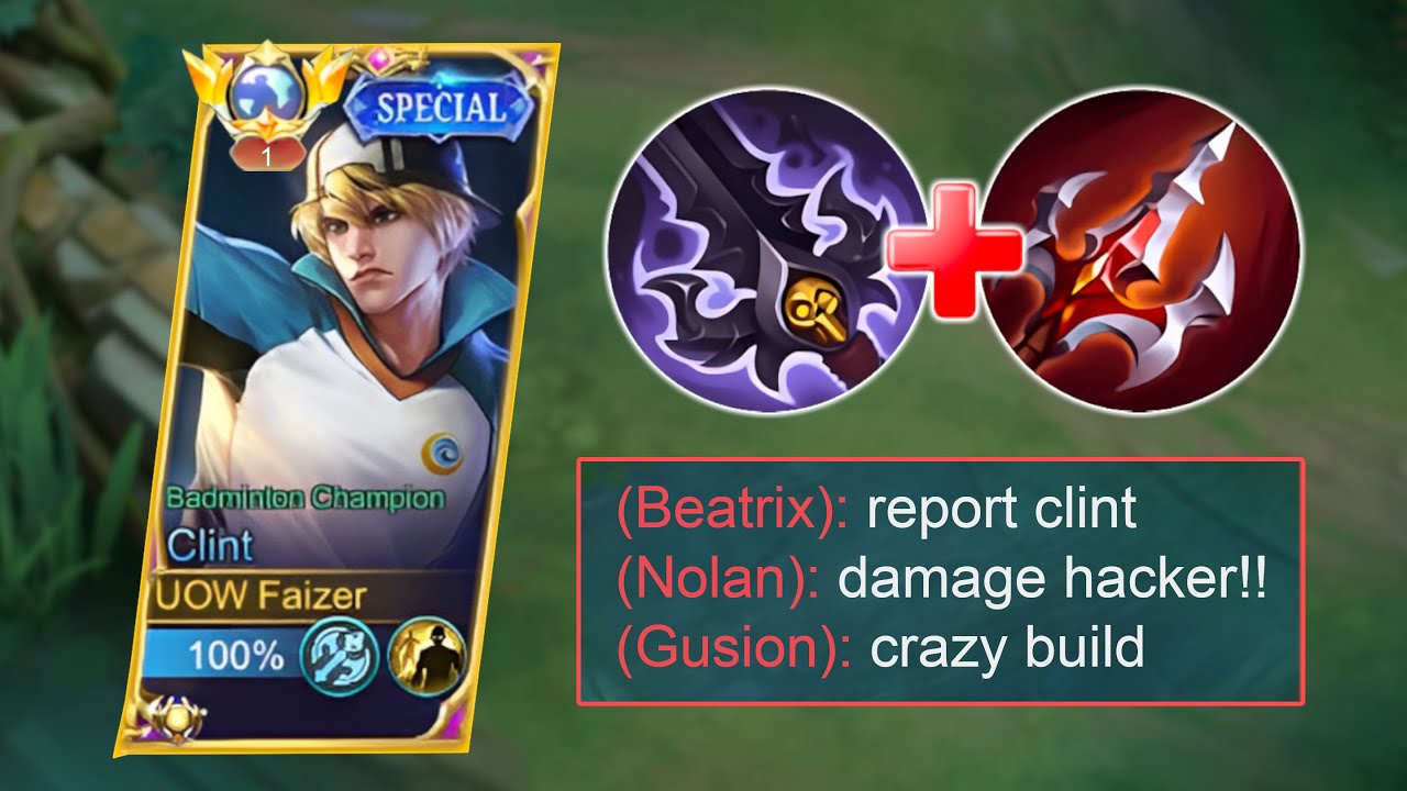 WHEN GLOBAL CLINT ABUSING TOO MUCH MULTIPLE DAMAGE!!🔥 CLINT BEST BUILD 2023 - YouTube