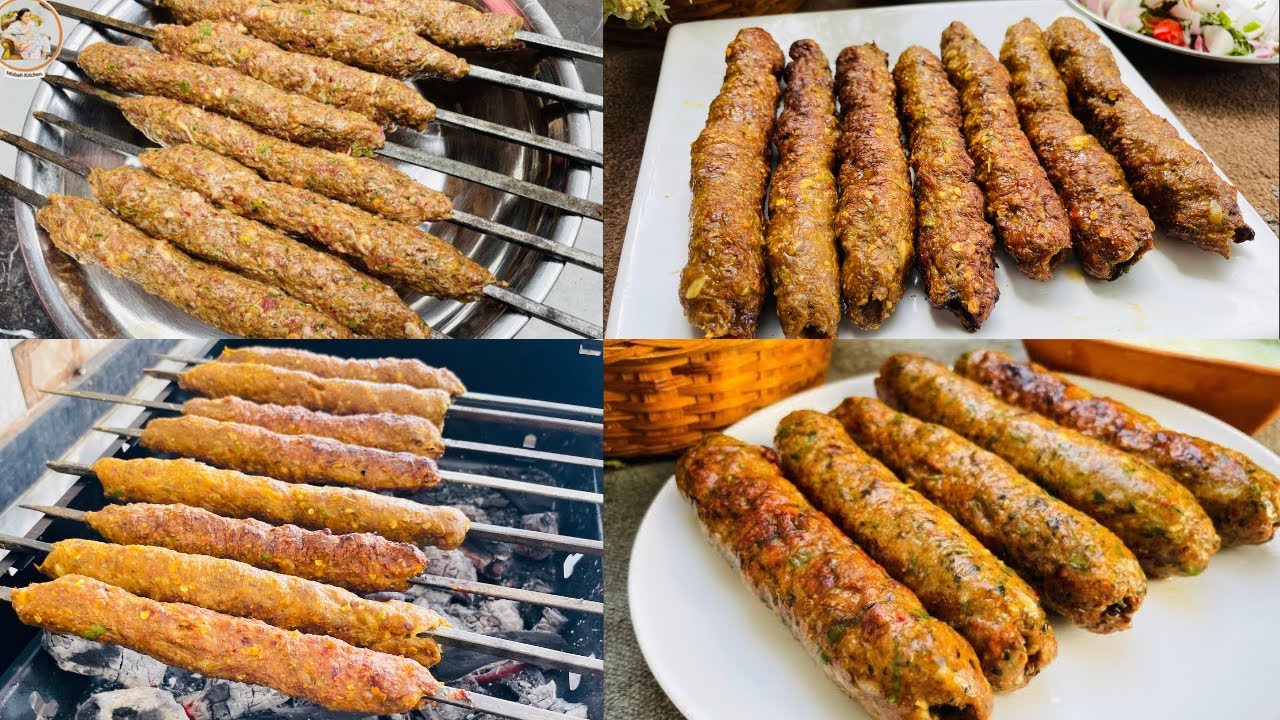 Seekh kabab banane ka tarika l BBQ Seekh Kabab Recipe l Restaurant ...
