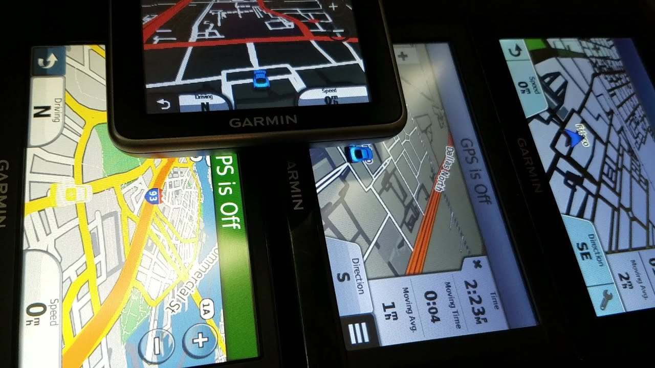 How to use the interactive map on a Garmin GPS satnav - YouTube