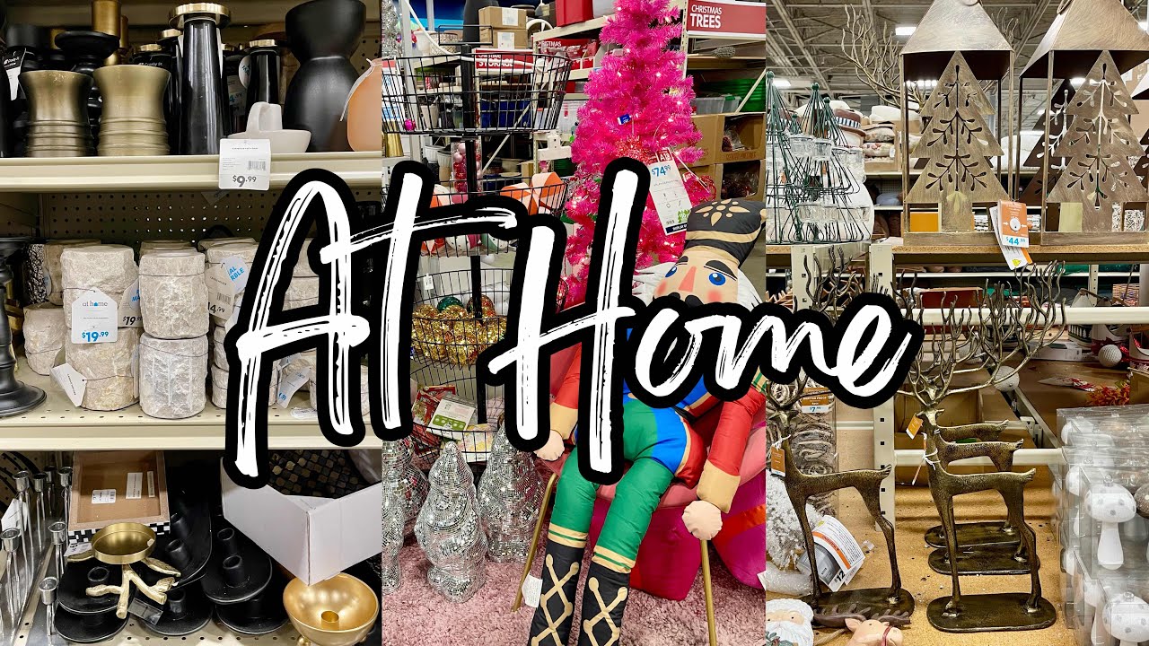 NEW AT HOME STORE DECOR SHOP WITH ME - YouTube