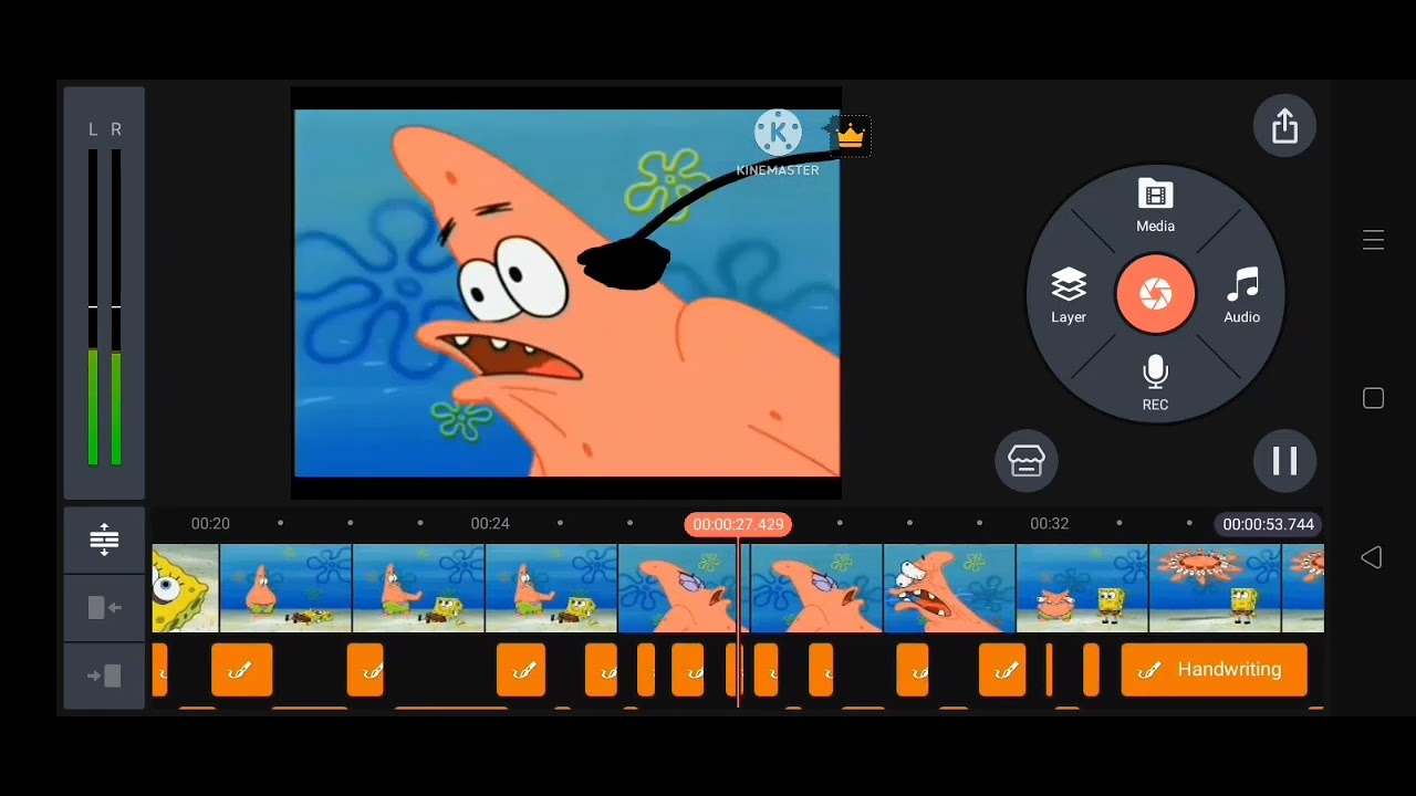 Stickman Beats Up Patrick From SpongeBob SquarePants But in KineMaster ...