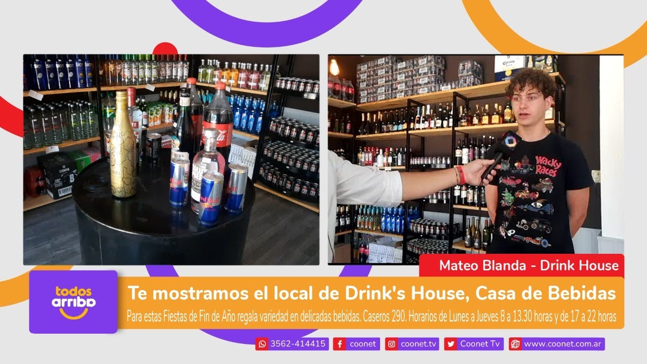 ☑️ Te mostramos el local de Drink's House, Casa de Bebidas - YouTube