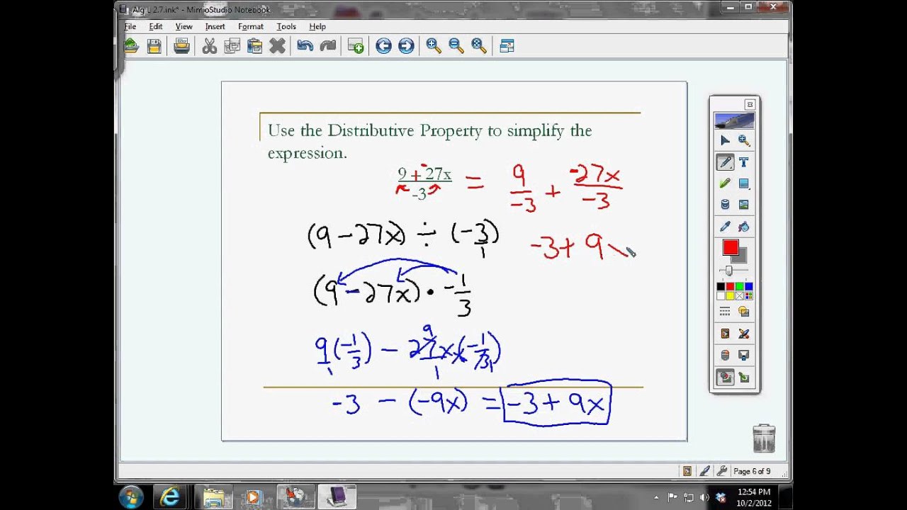 Simplifying Division Expressions - YouTube