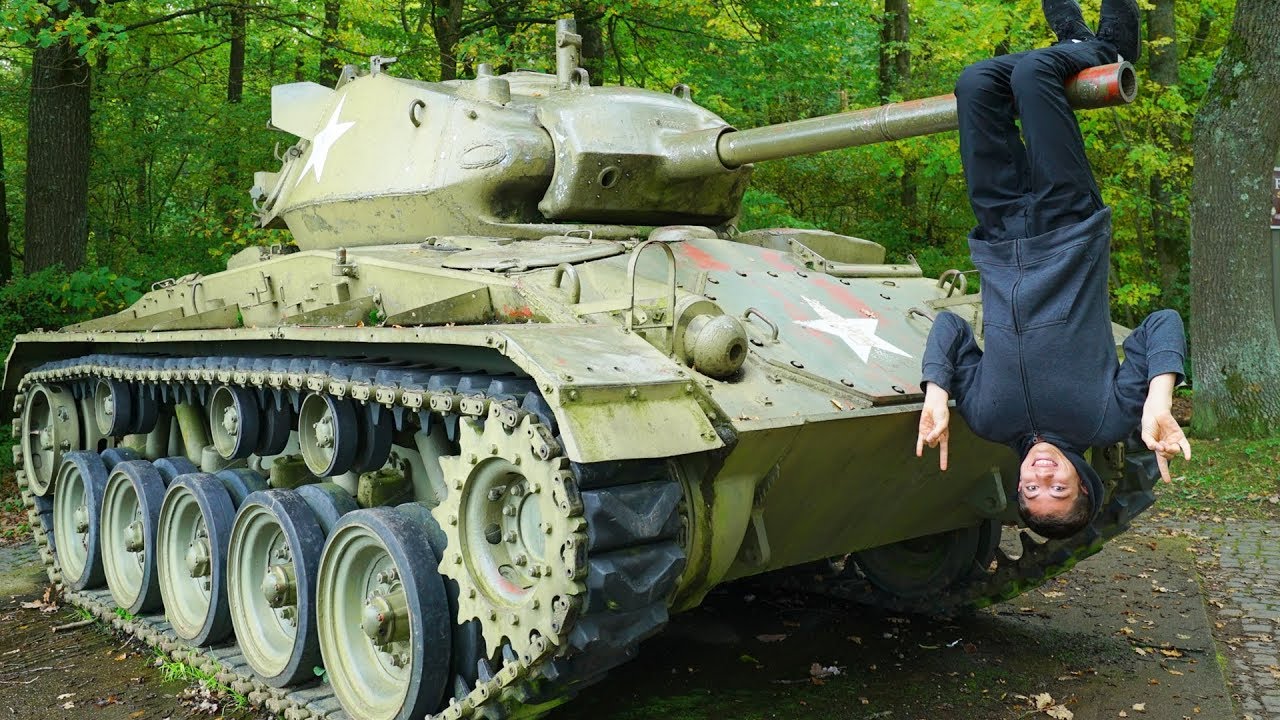 Climbing Tanks & Abandoned Bunkers - YouTube