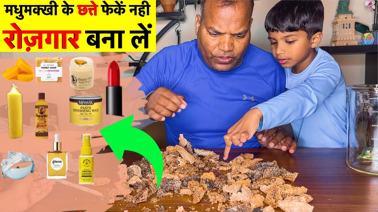 Make money from Bees wax || why bees make hexagonal hive || 10 Business ...