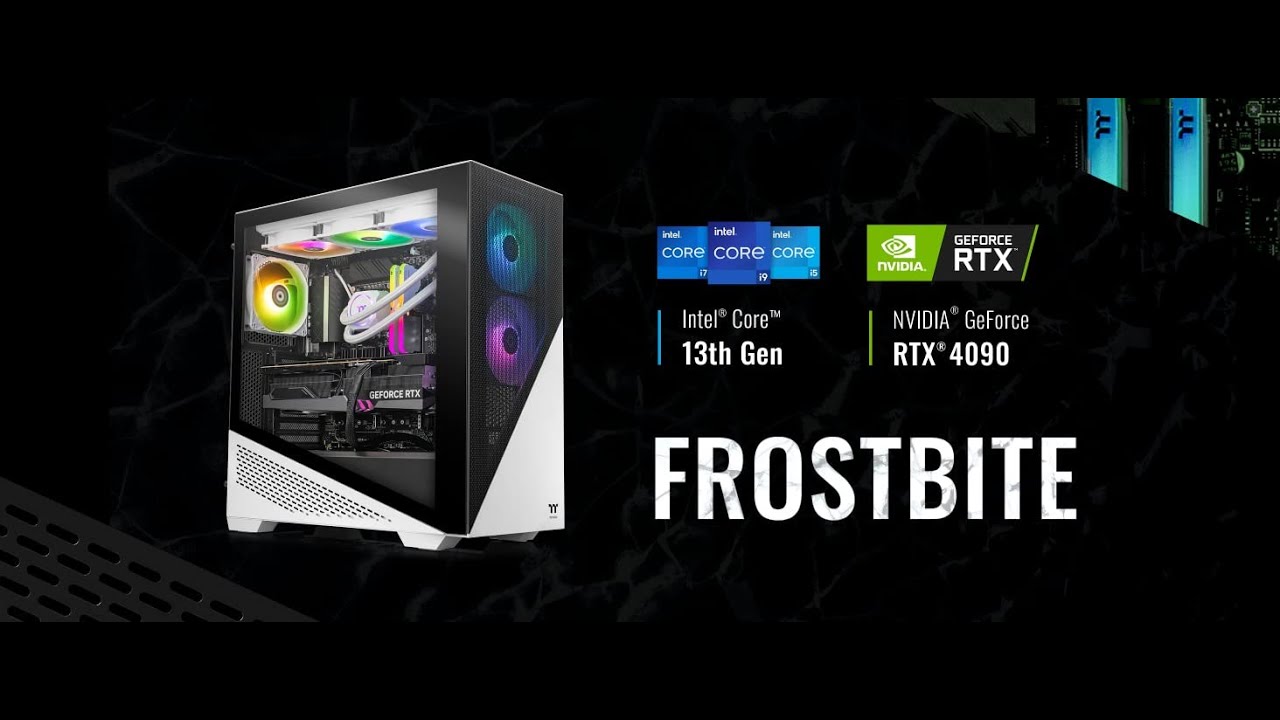 Thermaltake LCGS Frostbite i4690 AIO Liquid Cooled CPU Gaming PC - YouTube