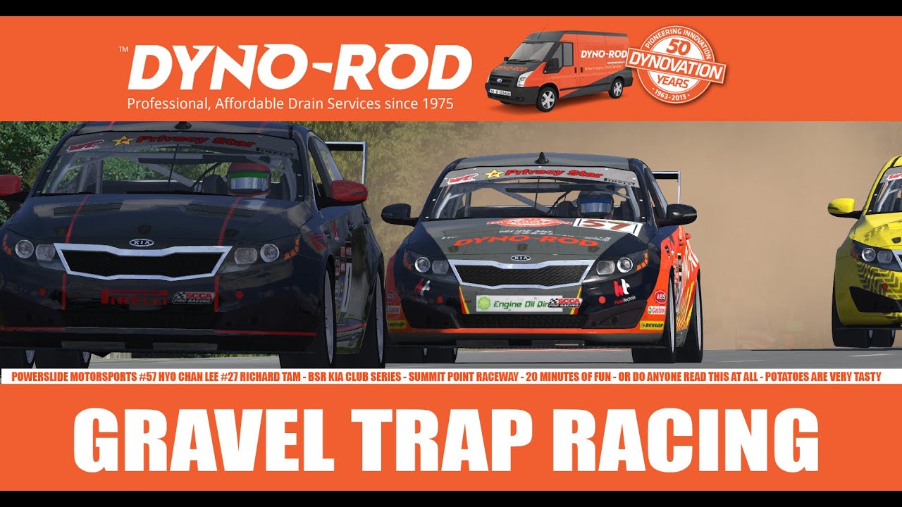 iRacing: Gravel trap racing (Kia Optima @ Summit Point Raceway) - YouTube