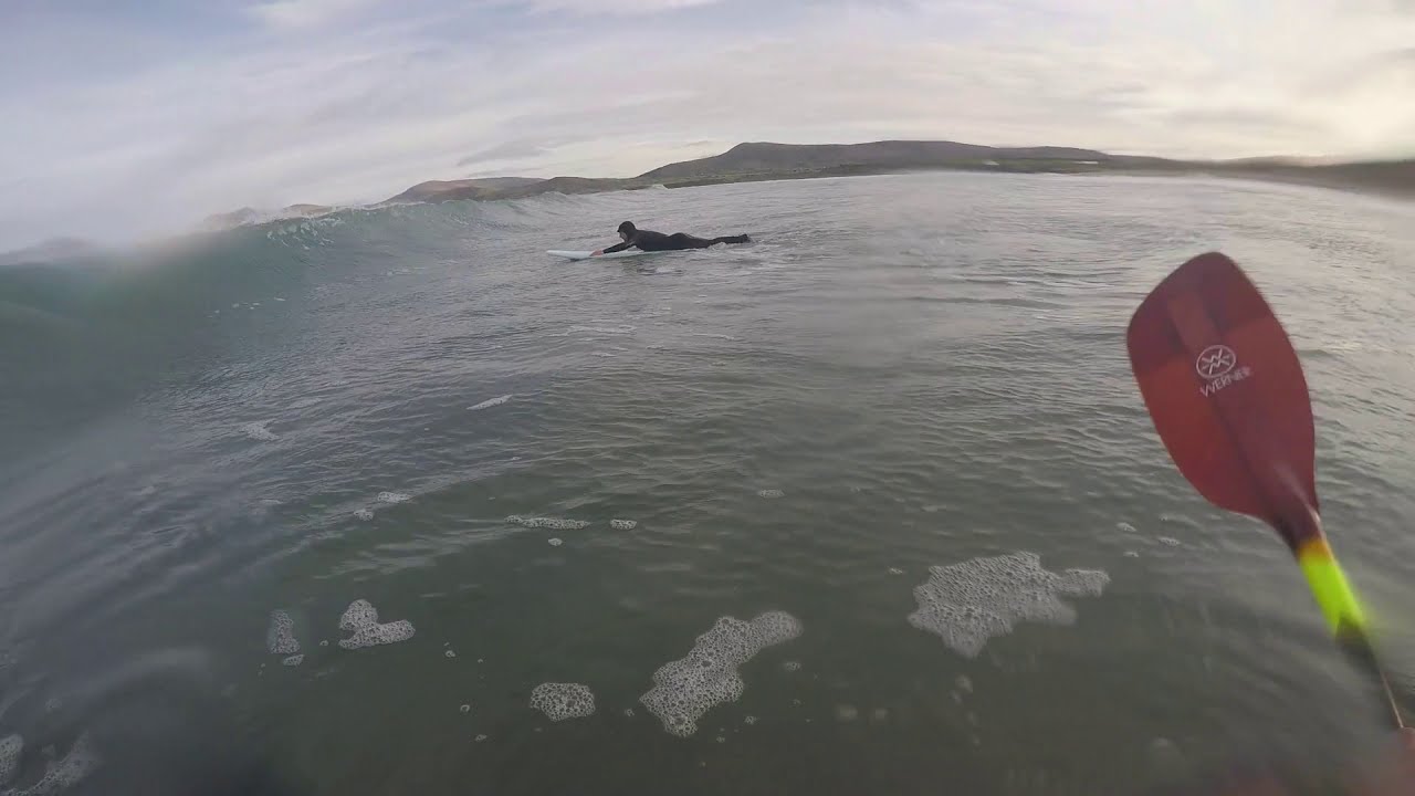 Surfing at Beal Ban - YouTube