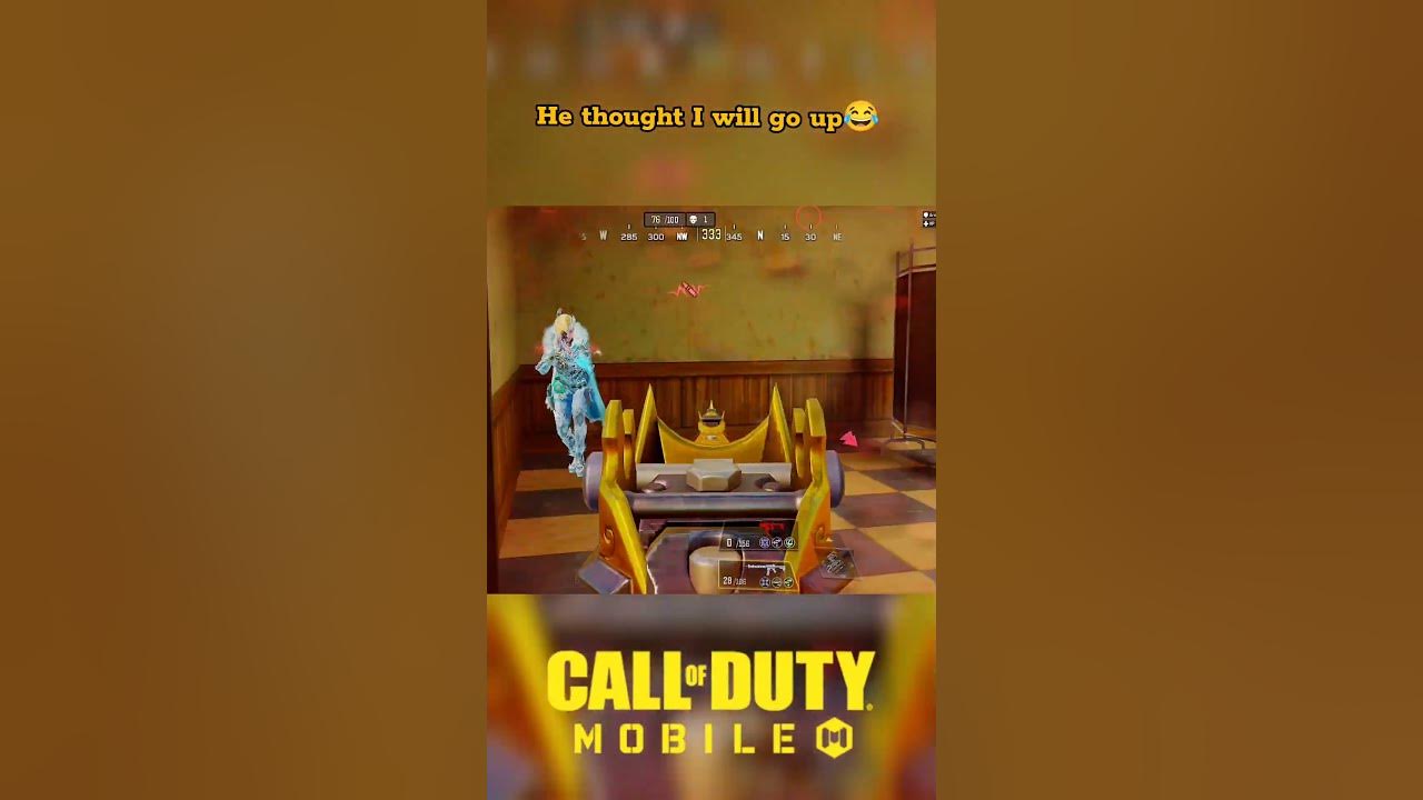 He thought I'm going up😂 #codm #codmobilesolovssquad #codmobile #codmsolovssquad #cod #codmsolo ...