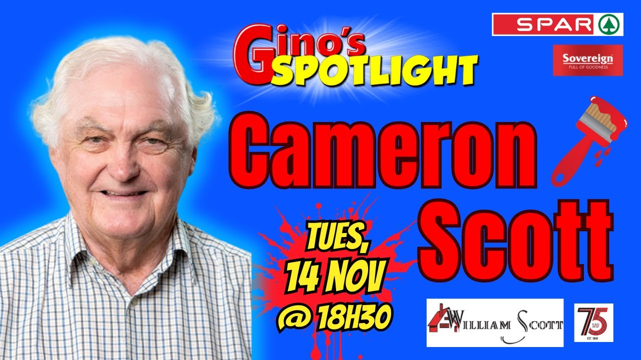 Cameron Scott paints his life story on Gino’s Spot on Tues 14 Nov at ...