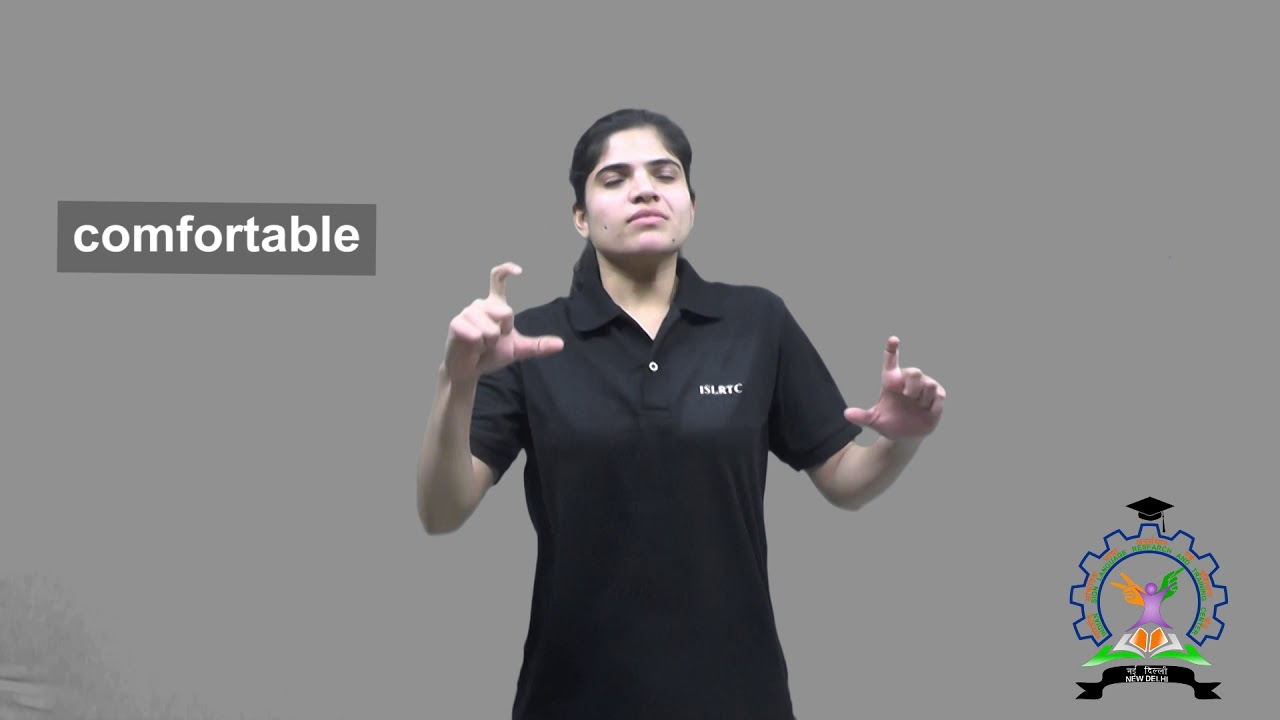 comfortable (sign 2) - YouTube
