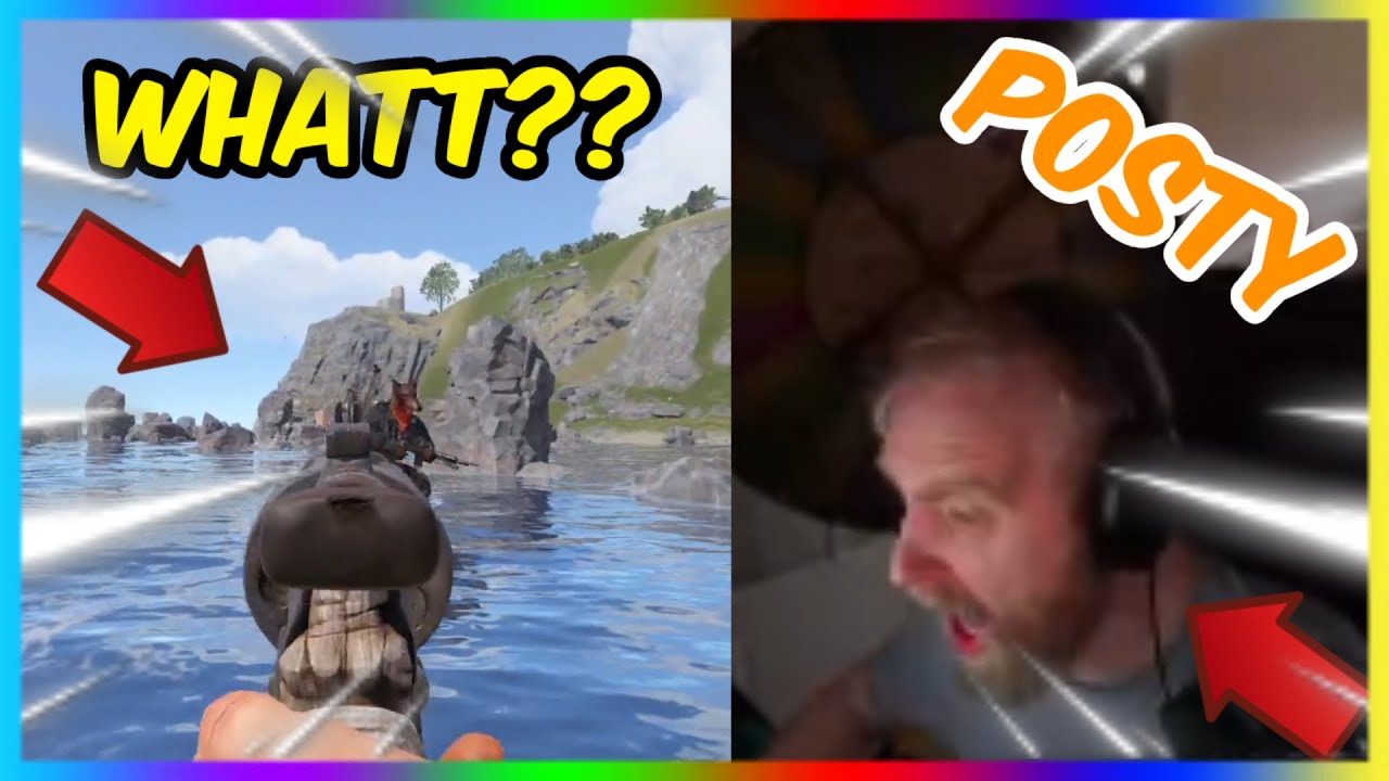 Rust Dailiy Highlights #3 - Posty facing a cheater - a1dan Is Insane ...