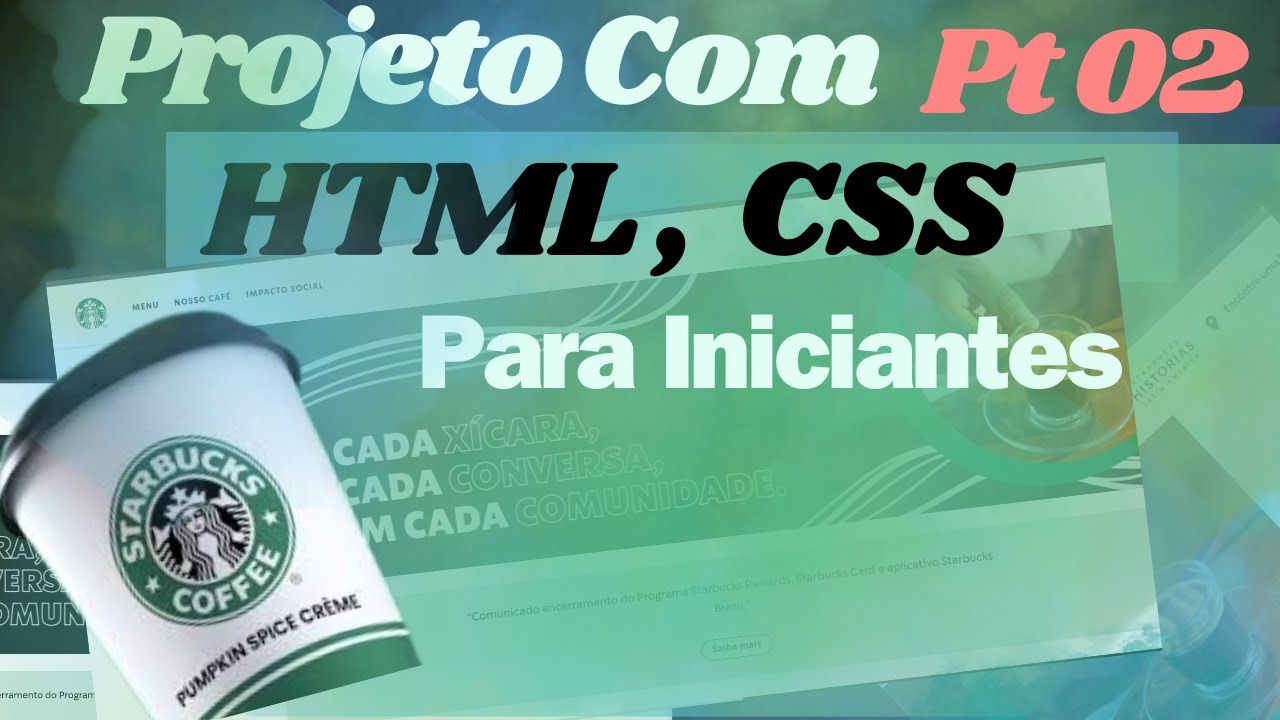 Projeto Com Html E Css Para Iniciantes Youtube